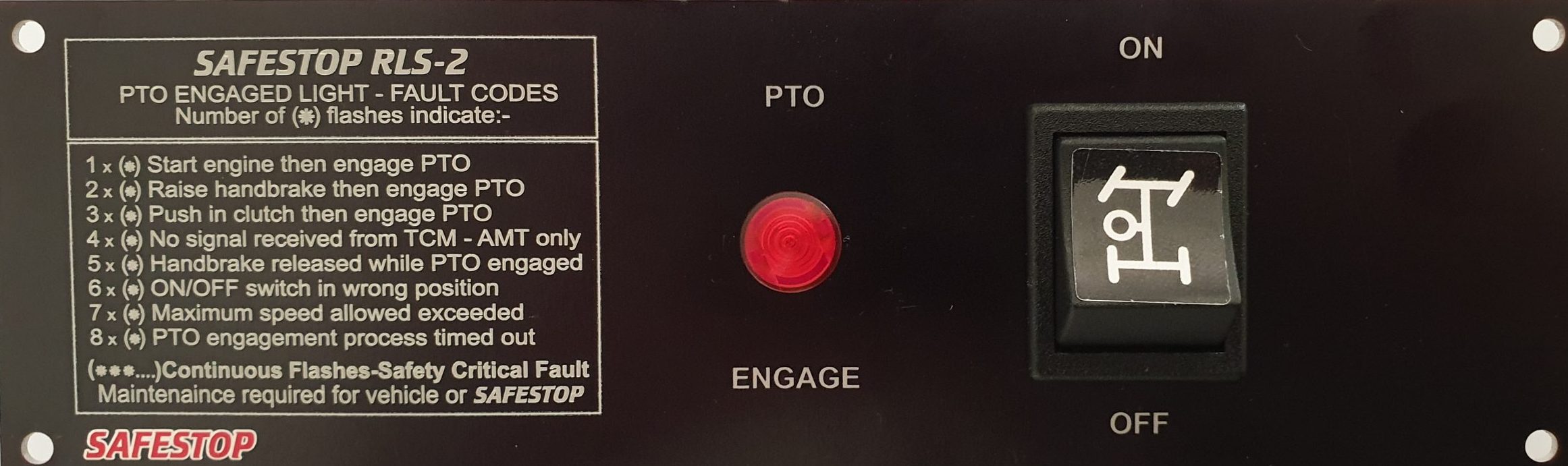 Automated PTO Safety Control System - Q and A Systems